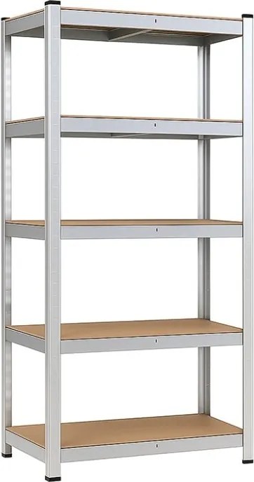Regál 180x80x40 cm zinkovaný 5-policový, nosnost 875 kg