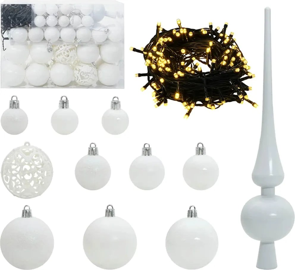Umělý vánoční stromeček Zelená 150 cm PVC, plast a ocel 3395224