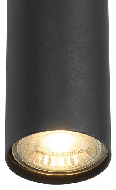 Moderní závěsná lampa černá 5 -světlá - Jeana