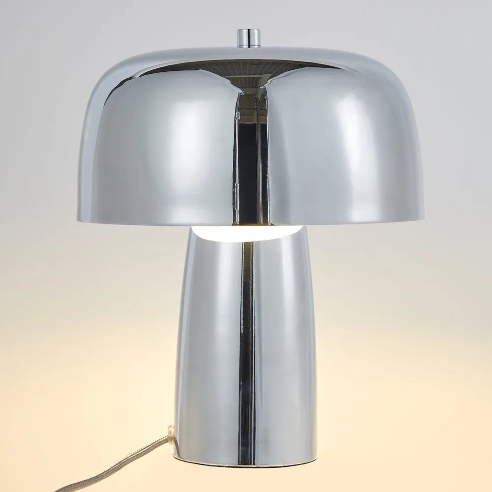 LOOMY Stolní lampa - stříbrná