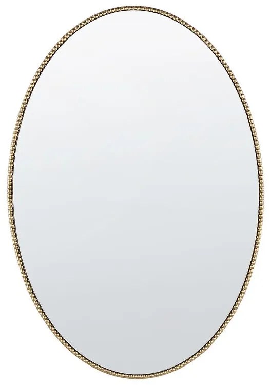 Nástěnné zrcadlo 83 x 57 zlaté OUVEA Beliani
