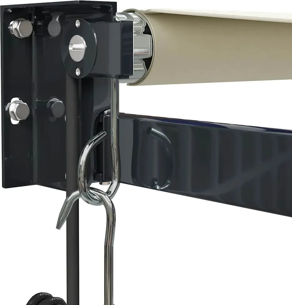 Automatická zatahovací markýza krémová 3,5 x 2,5 m 3154502