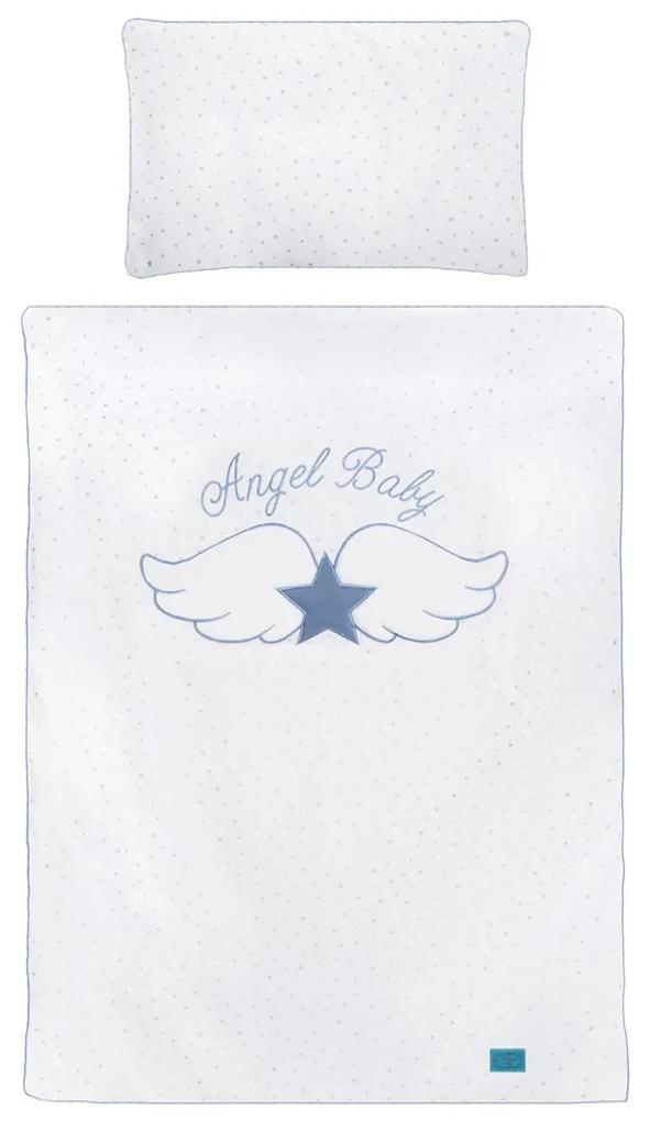 5-dílné ložní povlečení Belisima Angel Baby 100/135 modré