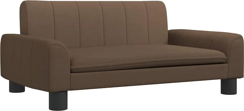 Pelíšek pro psy hnědý 70 x 45 x 30 cm textil 171860