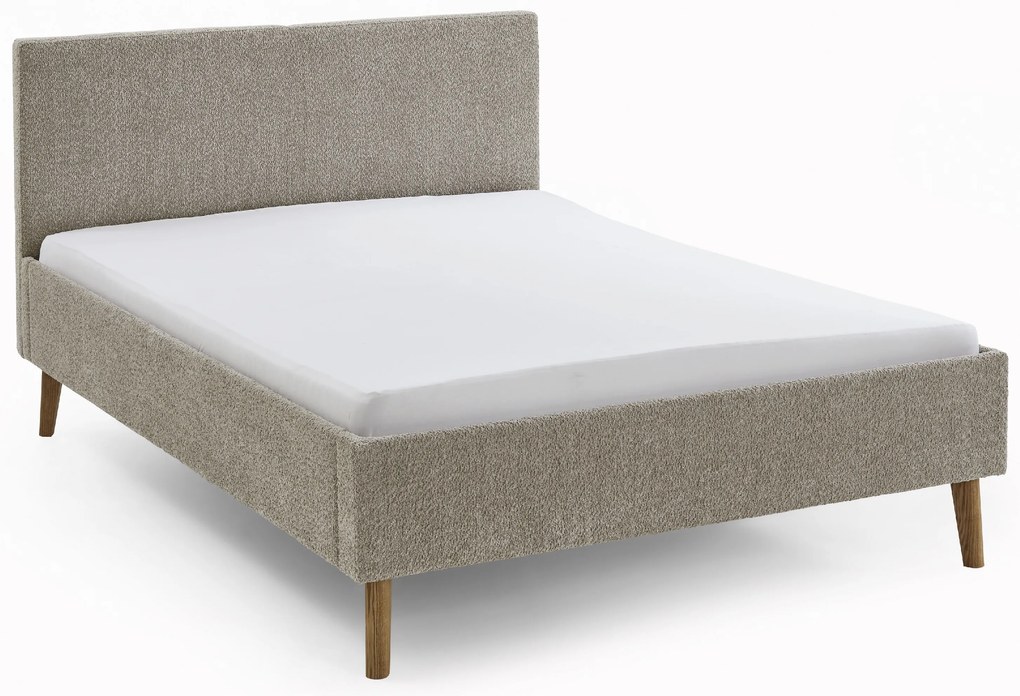 MEISE MÖBEL Čalouněná postel KRETA 140x200cm taupe 2162-10-3000