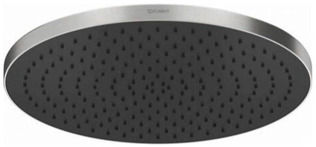 Duravit - Hlavová sprcha, průměr 23 cm, MinusFlow, kartáčovaný nerez UV0662017070