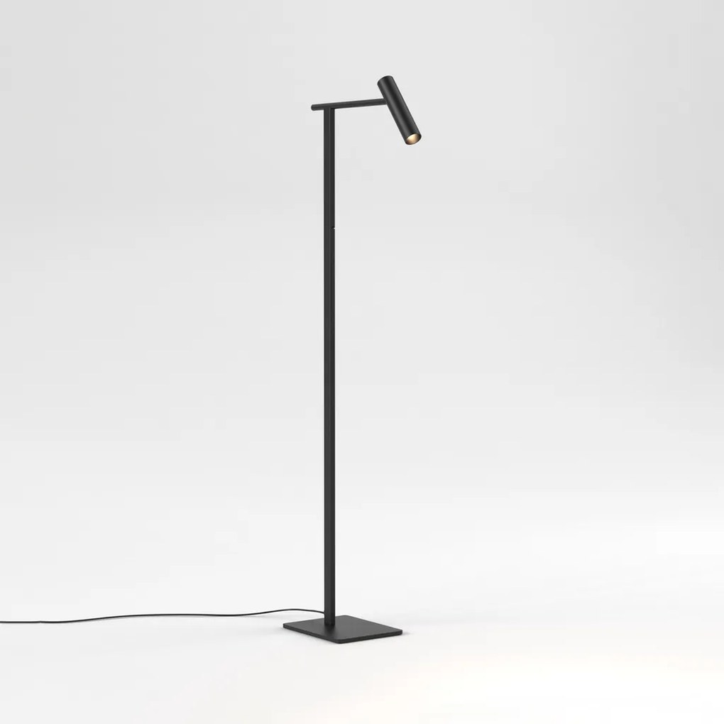 Minimalistická podlahová lampa Leda Floor Barva: Černá