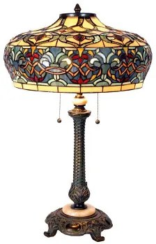 Stolní lampa Tiffany FLOWERS Clayre &amp; Eef 5LL-5290