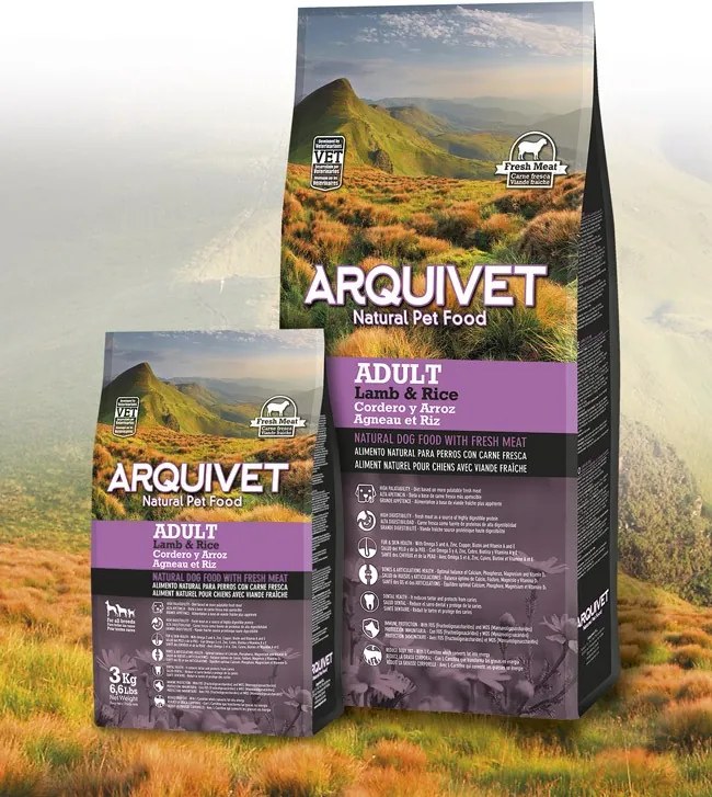 Arquivet Arquivet Dog Adult 15 kg | čerstvé jehněčí maso s rýží