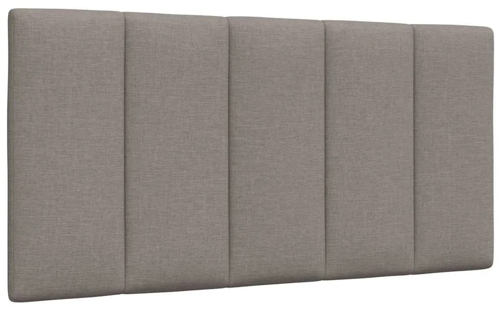 Polštář na čelo postele Hanko taupe 100 cm textil