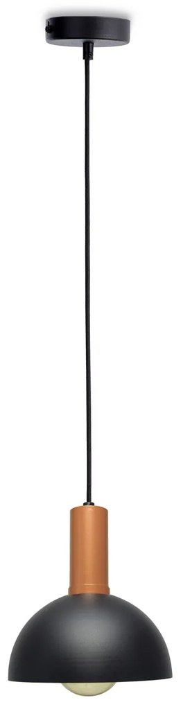Light for home - Závěsné světlo 60203 "LIMA", 1x60W, E27, Černá