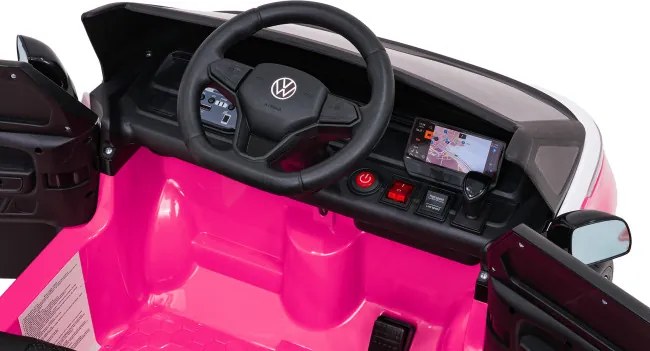 Elektrické autíčko Volkswagen ID BUZZ růžové