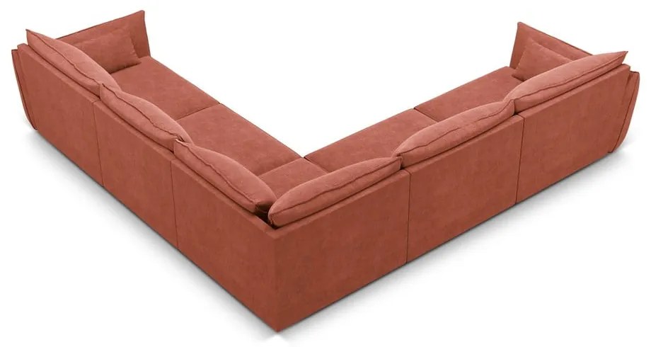 Červená rohová pohovka (variabilní) Vanda – Mazzini Sofas