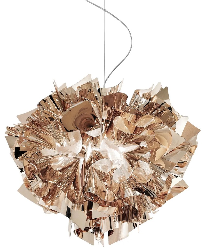 SLAMP VELSS00CPP01T00000EU Veli copper, závěsné svítidlo v měděné úpravě, 2x12W E27, šířka 42cm