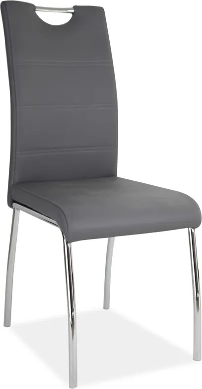 Casarredo Jídelní čalouněná židle H-822 šedá