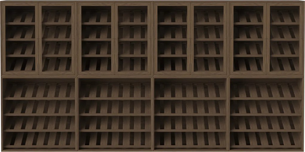 Bolia designové stojany na víno Vega Wine Cabinet Combination 02