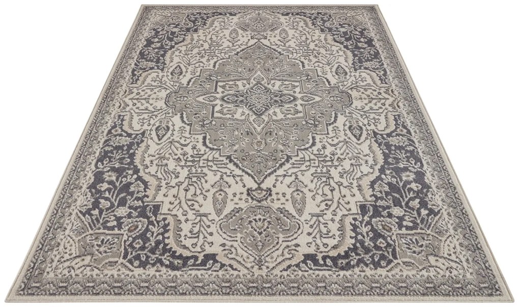 Hanse Home, Kusový koberec Terrain 105605 Orken Cream Grey, 240x340, béžová, ložnice