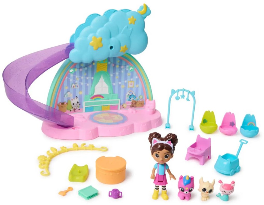 SPIN MASTER Gábinin kouzelný domek Jesličky set s figurky s doplňky 6071538