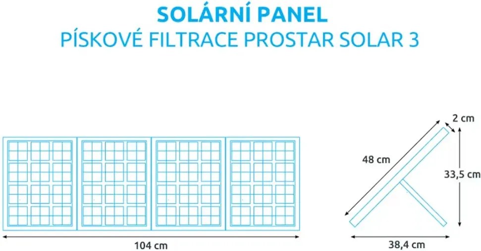 Písková filtrace Marimex ProStar Solar 3 10604350