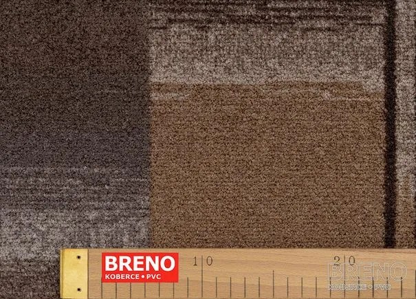 Breno Běhoun IKAT 49, šíře 100 cm, Vícebarevné/Hnědá