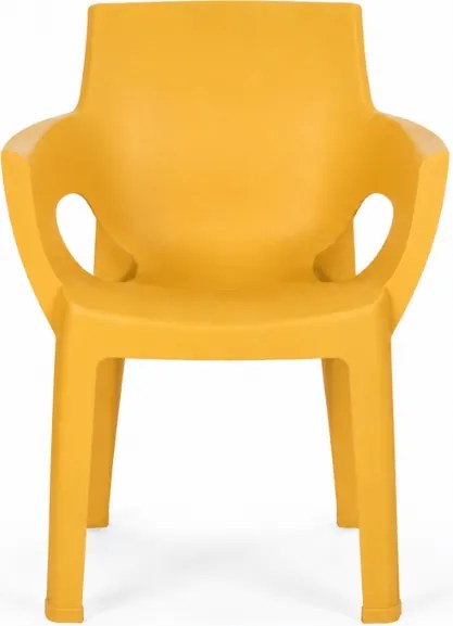 Zahradní jídelní židle HARTMAN IVY, žlutá