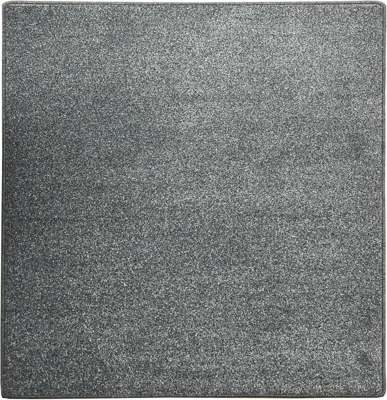 Vopi, Kusový koberec Messina antra čtverec, 60x60, šedá, ložnice