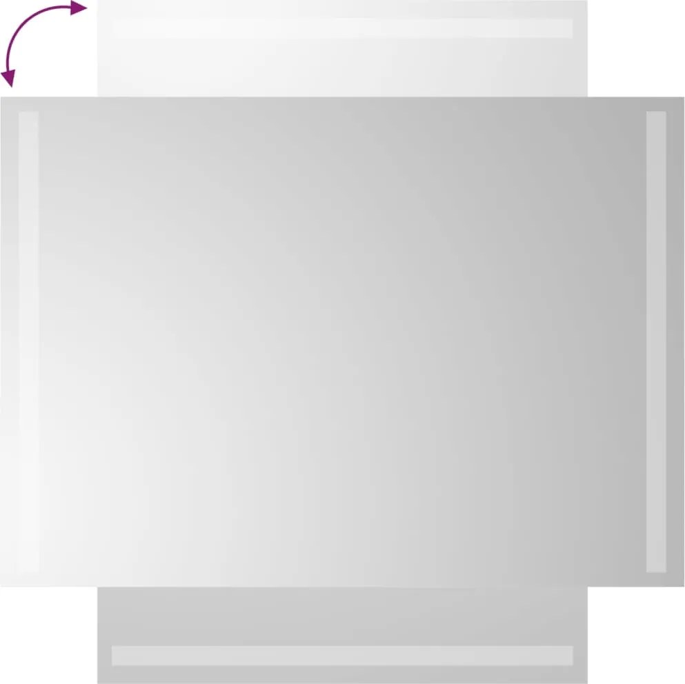 Koupelnové zrcadlo s LED osvětlením 50x70 cm 3154063