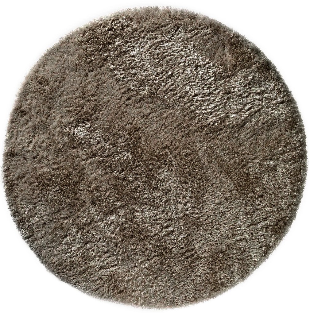 Tribeca Design Kusový kruhový koberec Cookie Taupe Rozměry: 150x150 cm