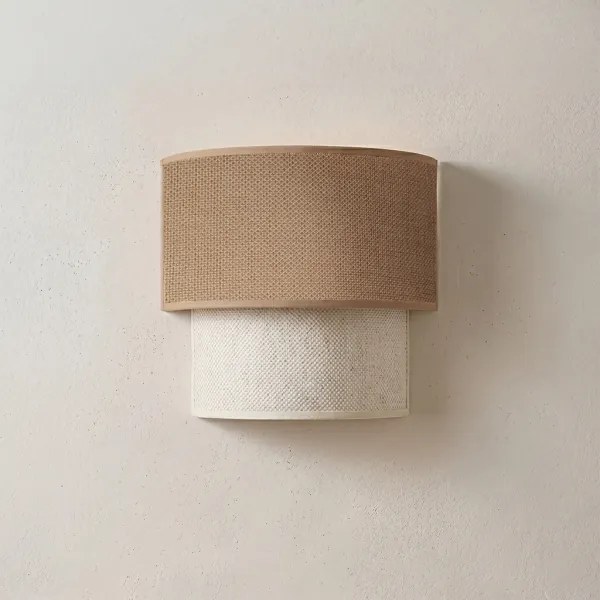 BRILAGI - LED Nástěnné svítidlo BOHO ECO 1xE27/10W/230V béžová/krémová