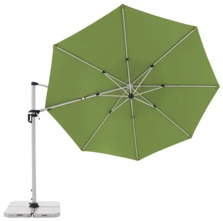 Výkyvný zahradní slunečník s boční tyčí Doppler ACTIVE 370 cm - zelený
