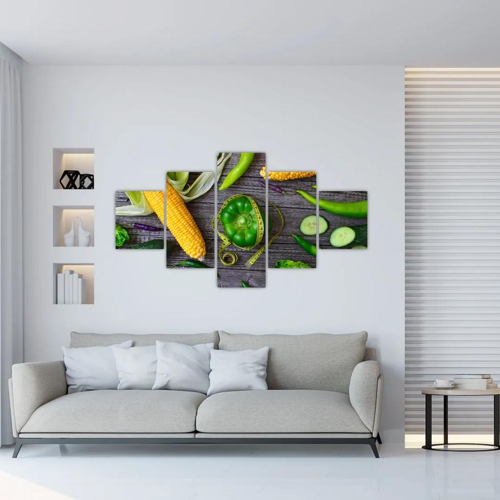 Obraz se zeleninou (125x70 cm)