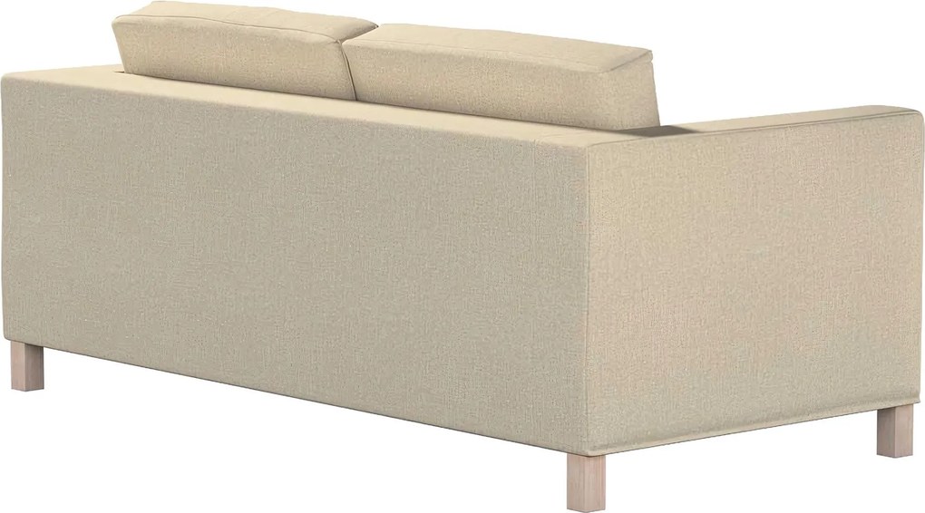 Potah na pohovku IKEA  Karlanda rozkládací, krátký barva béžová látka pletený vzor