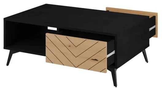 Konferenční stolek Namiro NL104, Barva dřeva: černá / dub evoke