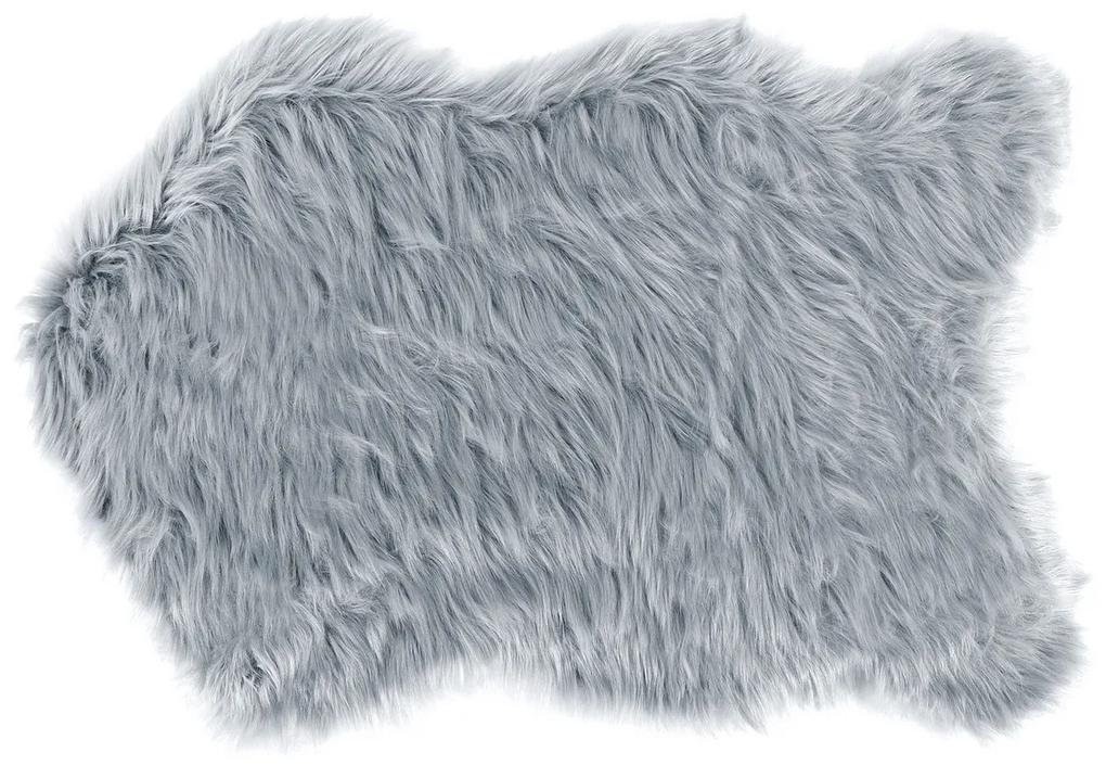 Bellatex Kožešina umělá - koberec šedá, 150 x 200 cm