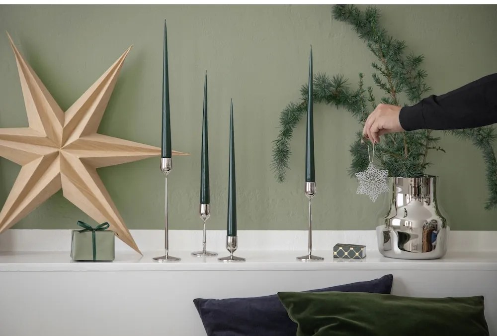 Gense Nerezový svícen Dorotea 18 cm