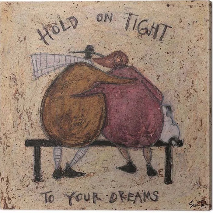 Obraz na plátně Sam Toft - Hold on Tight II, (40 x 40 cm)