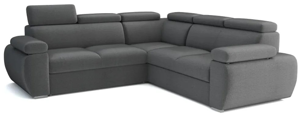 Sedací souprava BASTON | 260x260 cm | rozkládací + úložný prostor na levo | VÝBĚR TKANIN