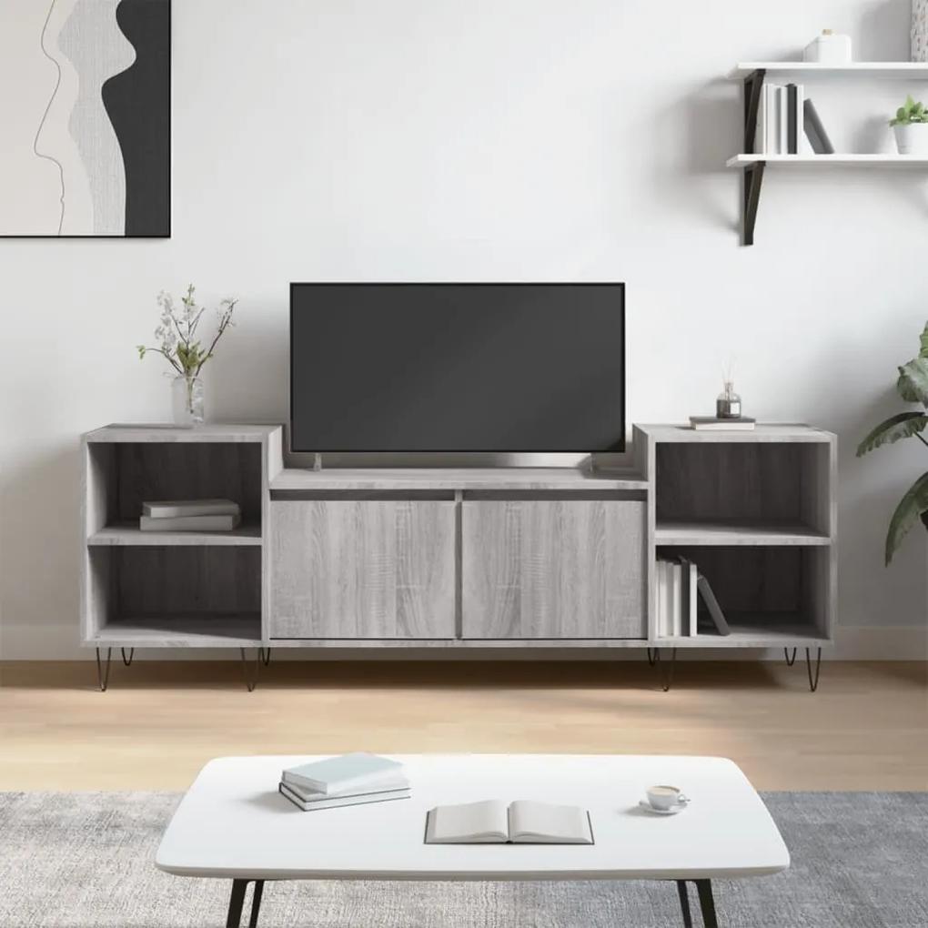 vidaXL TV skříňka 160x35x55 cm kompozitní dřevo [831341] Barva: šedá sonoma