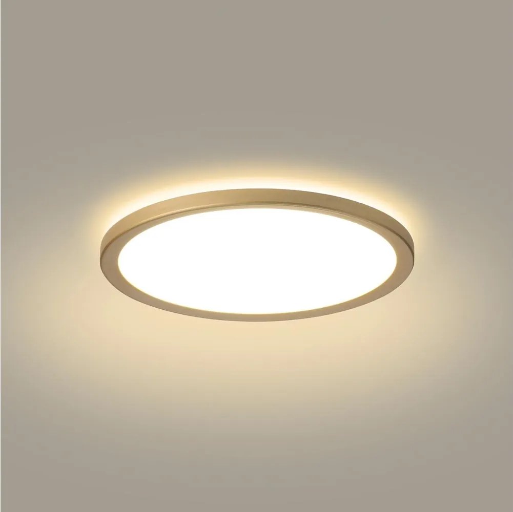 Brilagi - LED Koupelnové svítidlo ULTRA SLIM LED/12W/230V pr. 22,5 cm zlatá IP54