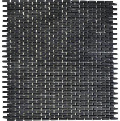 Skleněná mozaika CUBA B21B ČERNÁ 27,5x29,7 cm
