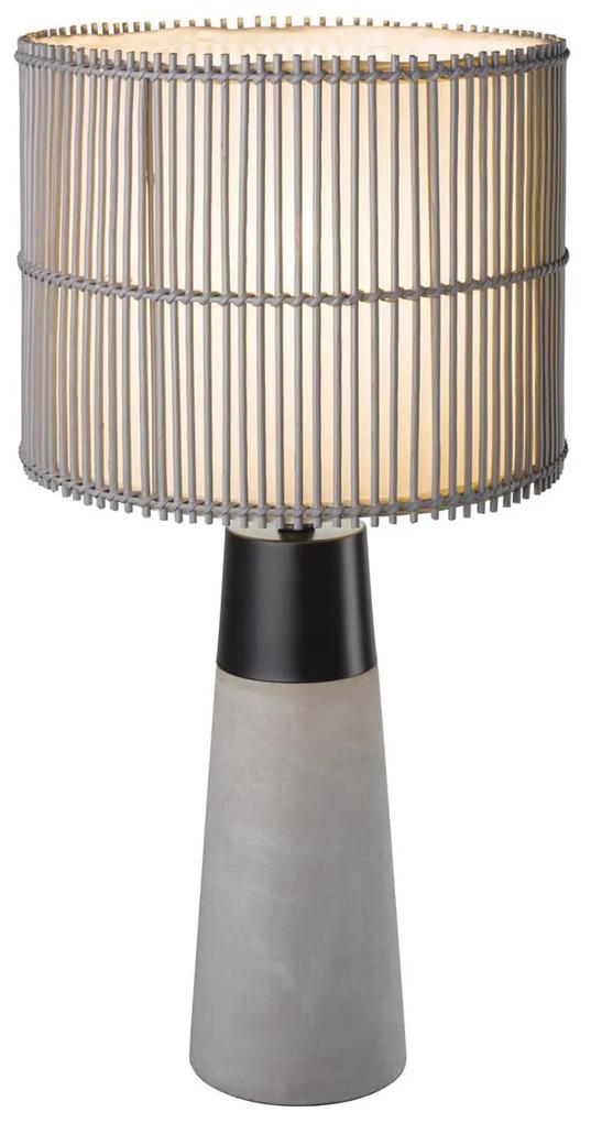 Stolní lampa PANTANI, 1xE14, 40W, šedá, 21x47cm Globo PANTANI 24139T