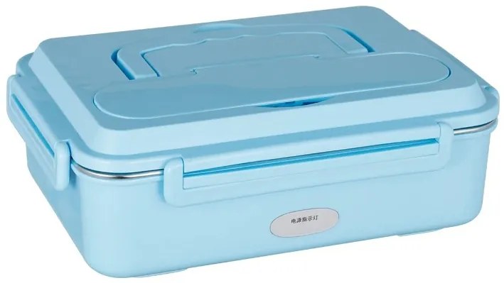 Ohřívací box na jídlo 3 v 1 ,220v, 12v,24v, růžová, modrá , Barvy Modrá