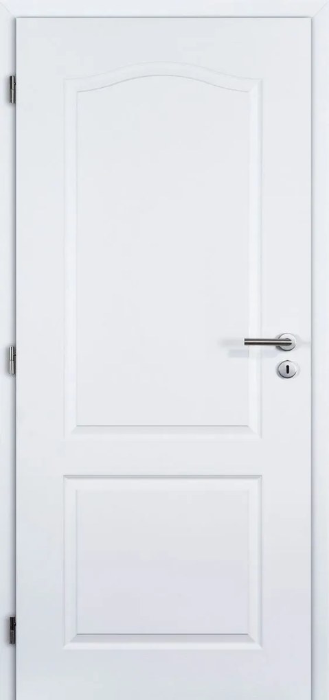 Doornite Claudius Interiérové dveře 70 L, 70 × 197 cm, lakované, levé, bílé, plné
