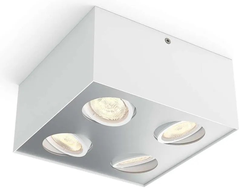 Philips 50494/31/p0 led stropní bodové svítidlo box 4x4,5w | 2000lm | 2200-2700k - stmívatelné, eyecomfort, bílá