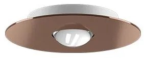 Lodes Bugia Single, stropní svítidlo, 1x15W LED 2700K, lesklá bronz, prům. 24cm