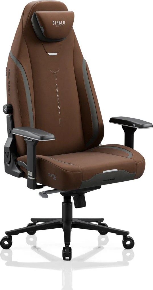 Herní židle textilní hnědá, Normal: Diablo X.Eye Prime Cinnamon Brown