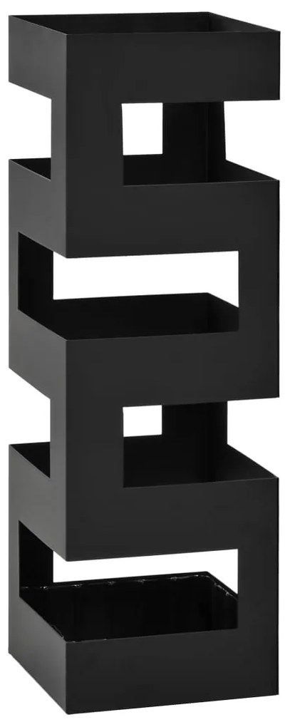 Stojan na deštníky Tetris ocelový černý - Default Title