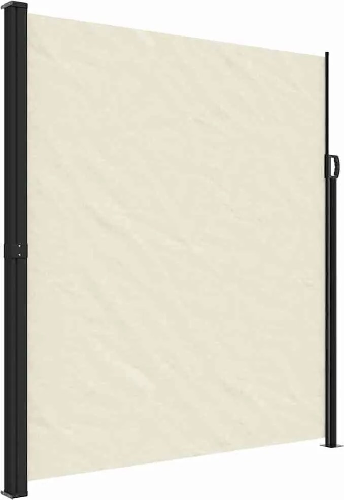 vidaXL Zatahovací boční markýza 220 x 500 cm [4004477] Barva: Bílá