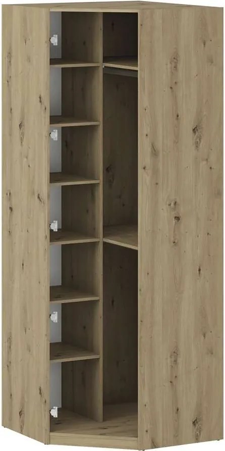 Korpus skříně Unity - rohový 91x91, dub artisan