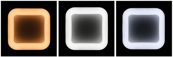 Ecolite Bílé závěsné LED svítidlo hranaté 40W WMKL02S-40WLED-BI
